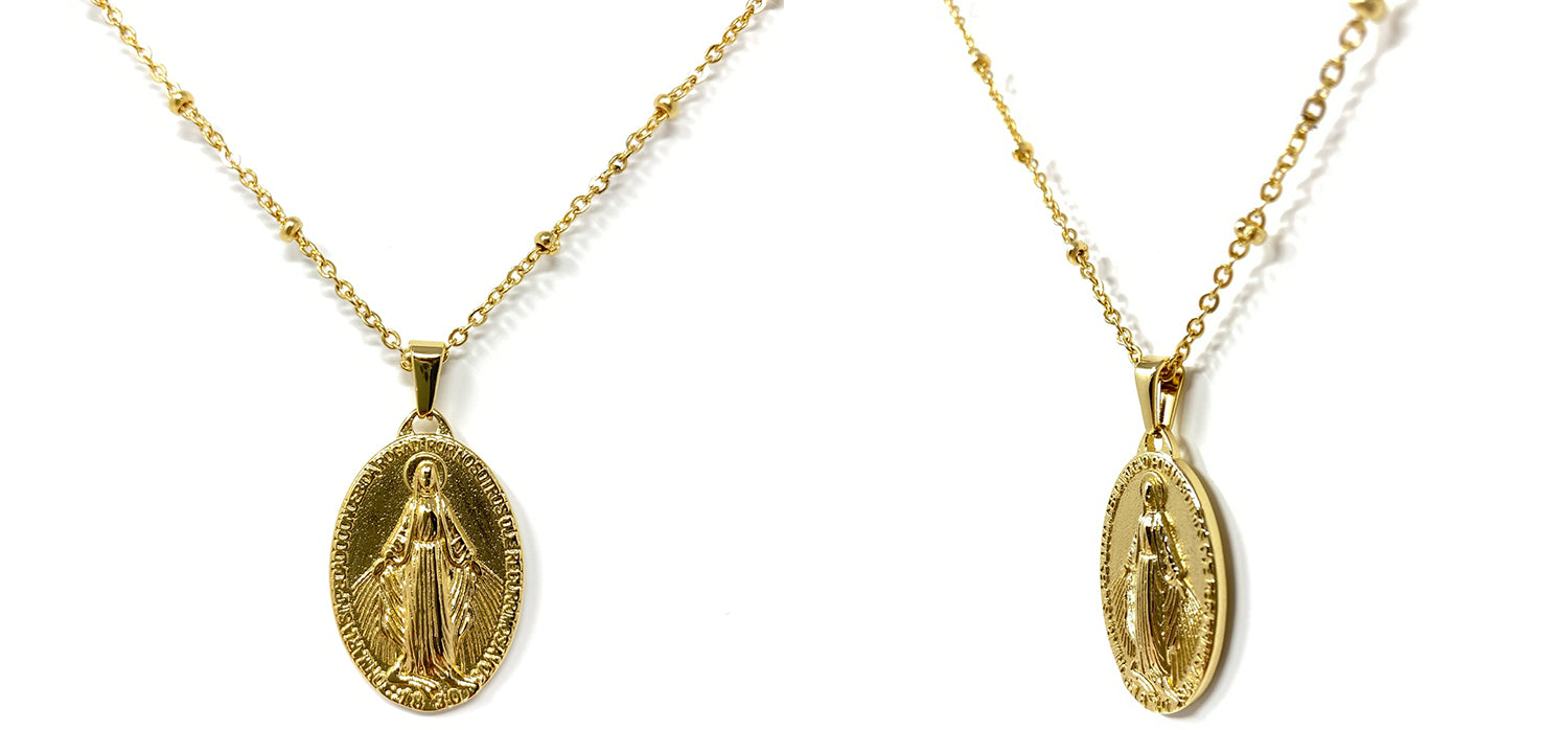 Dainty Virgin Mary Necklace - Shop Faithfully